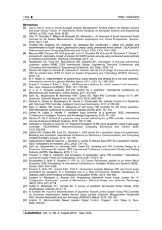 Low-cost quadrotor hardware design with PID control system as flight controller | PDF