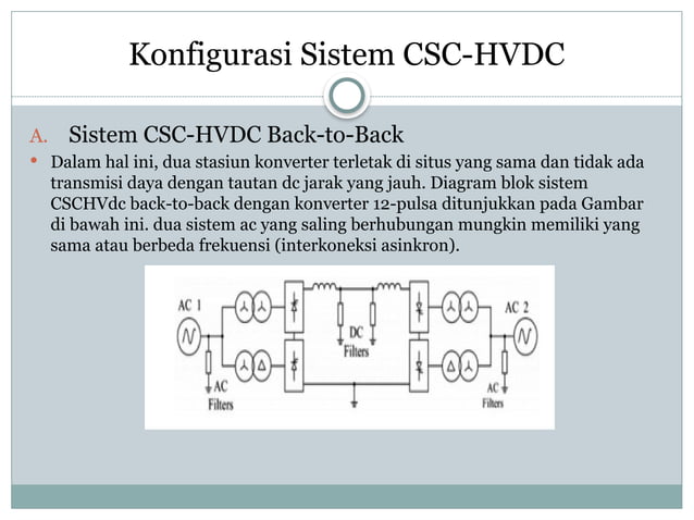 Perkembangan Teknologi HVDC Menggunakan CSC | PPT