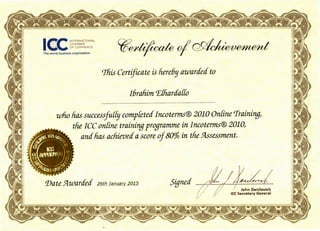 ICC Certificates | PDF