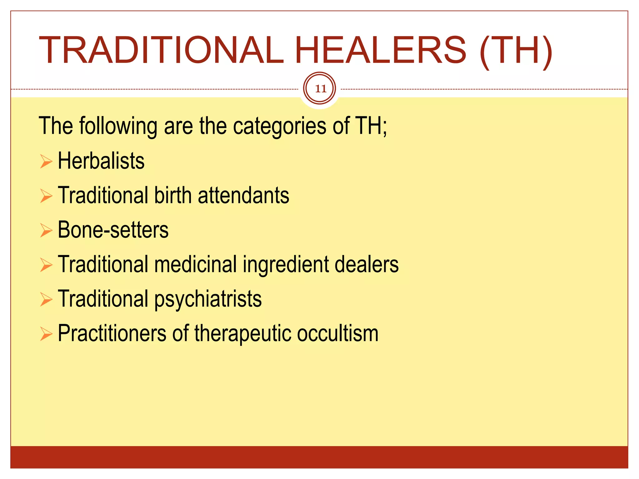 TRADITIONAL MEDICINES | PPTX