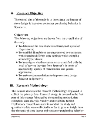Impact Of Retail Store Design and Layout on Consumer (1) | DOCX
