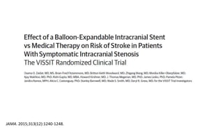 Three New Trials in Stroke | PPTX