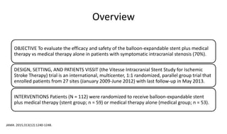 Three New Trials in Stroke | PPT