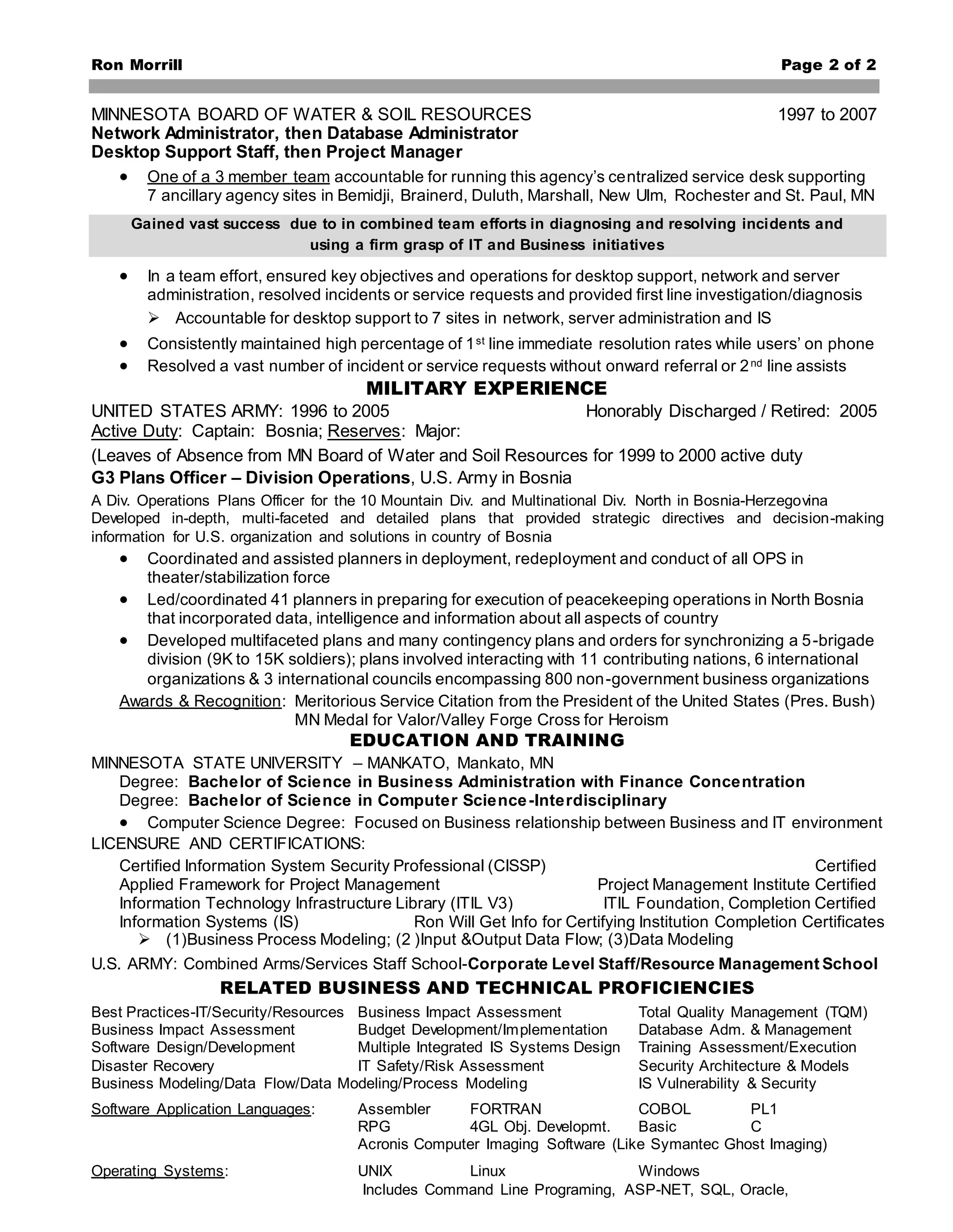 Resume-Linkedin | DOCX