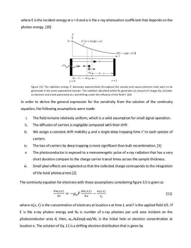 PHOTODETECTORS - CALCULATION OF SENSTIVITY OF PbO AS A DIRECT CONVERS…