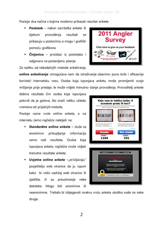 Online ankete | PDF