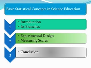 Statistics in Education | PPTX