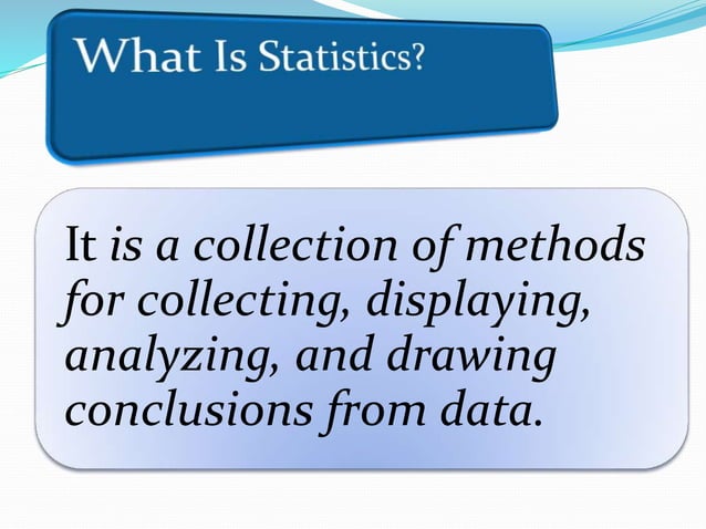 Statistics in Education | PPTX | Educational Assessment | Education