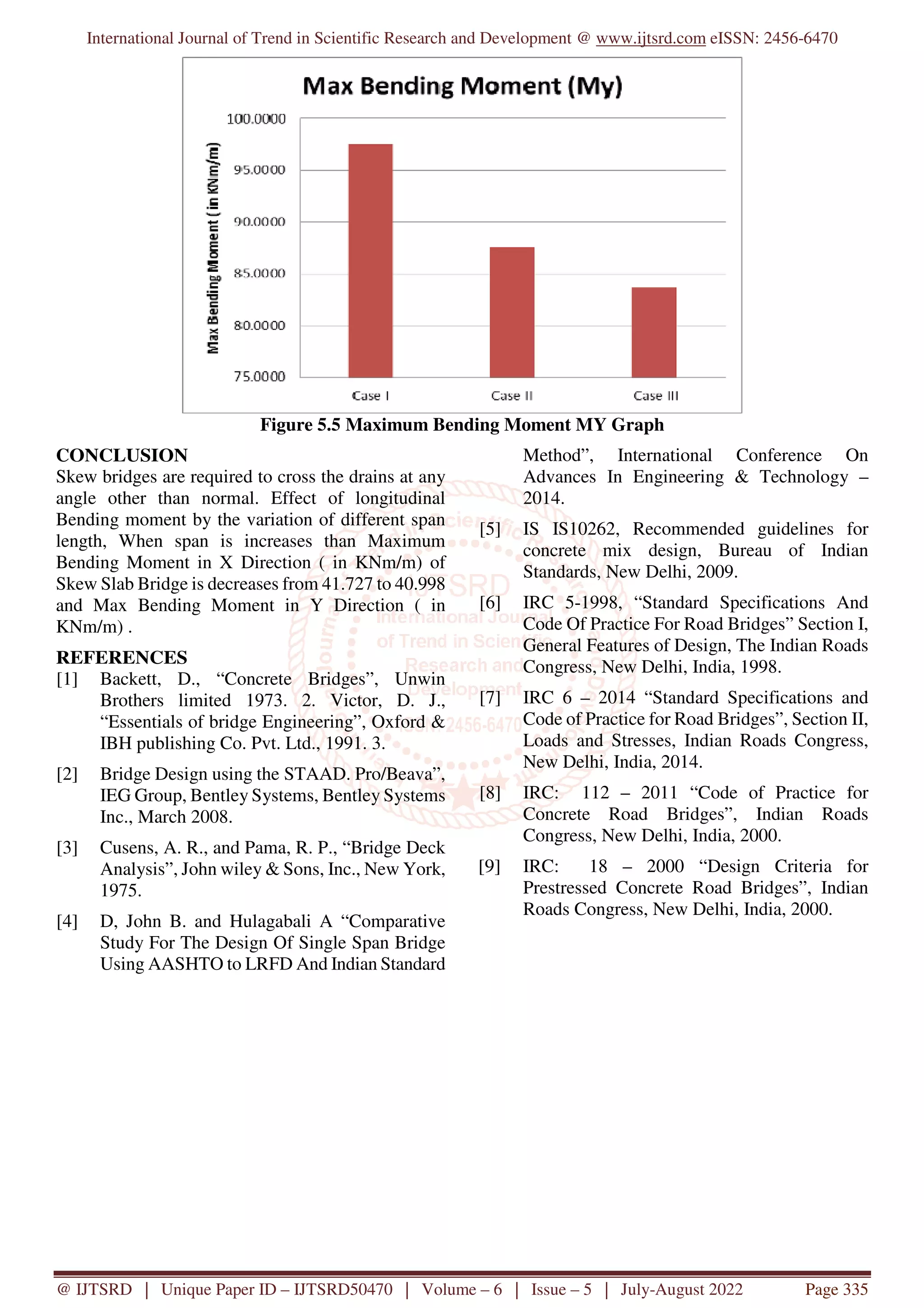 Analysis of Different Span of Skew Slab Bridge by STAAD PRO V8I Software using Finite Element ...
