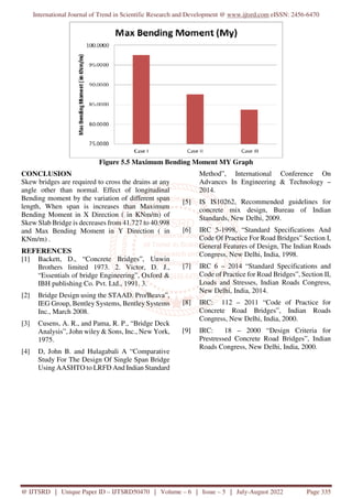 Analysis of Different Span of Skew Slab Bridge by STAAD PRO V8I ...