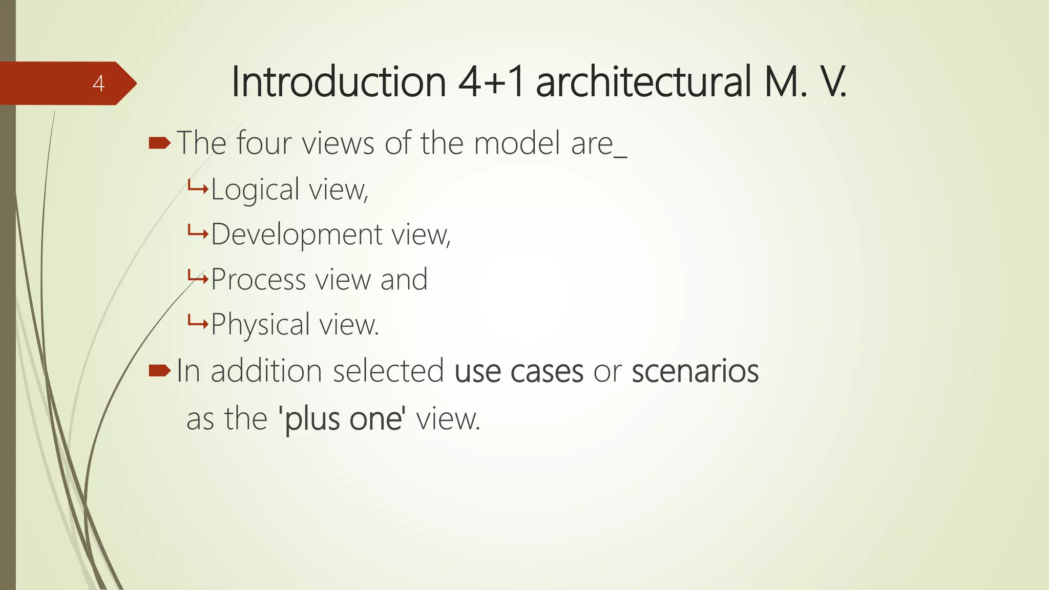 4+1archi | PPT | Free Download