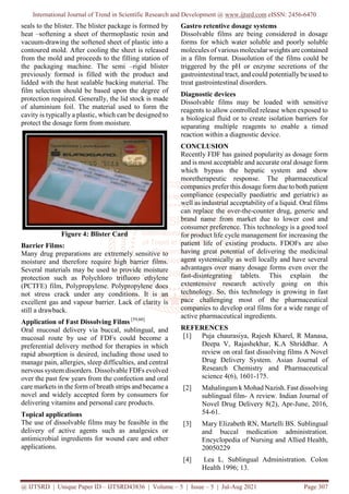 A Review on Fast Dissolving Oral Film | PDF