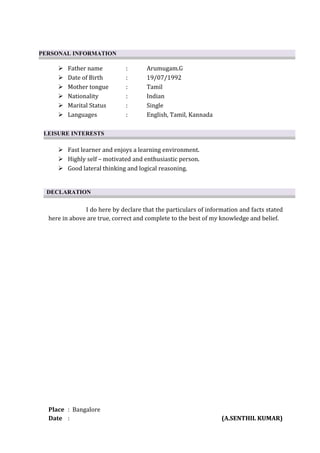 A.Senthil kumar_CV | DOC