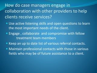 Case Manager Interview Presentation | PPTX