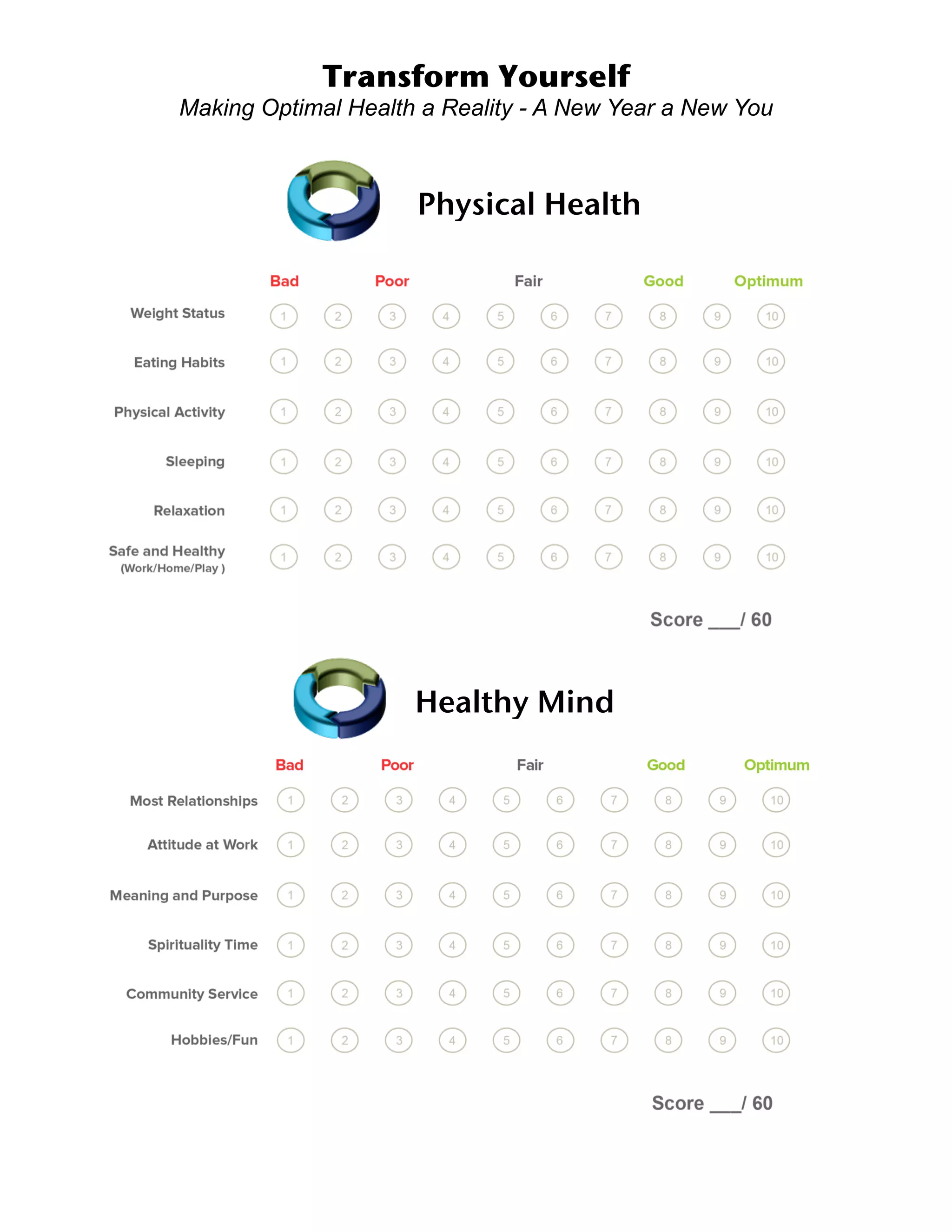 Wellness Assessment copy | PDF