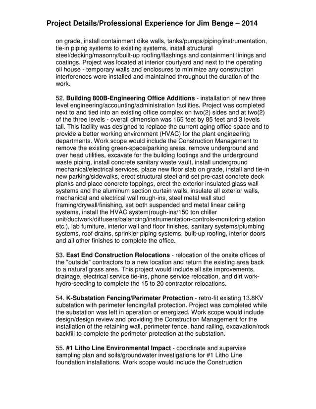 PROJECT-Details_Attach_B_Jim Benge 6-14 | PDF