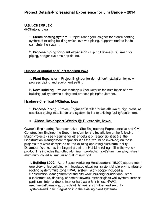 PROJECT-Details_Attach_B_Jim Benge 6-14 | PDF