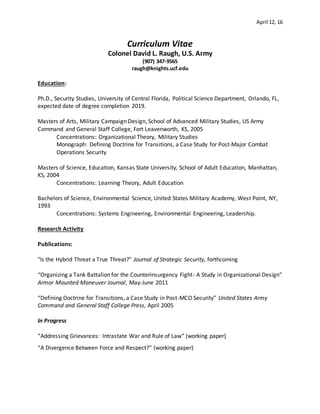 20160325 Raugh-CV | PDF