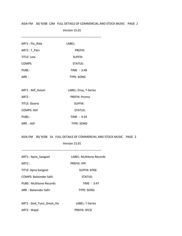 Performing Rights Society Report | PDF