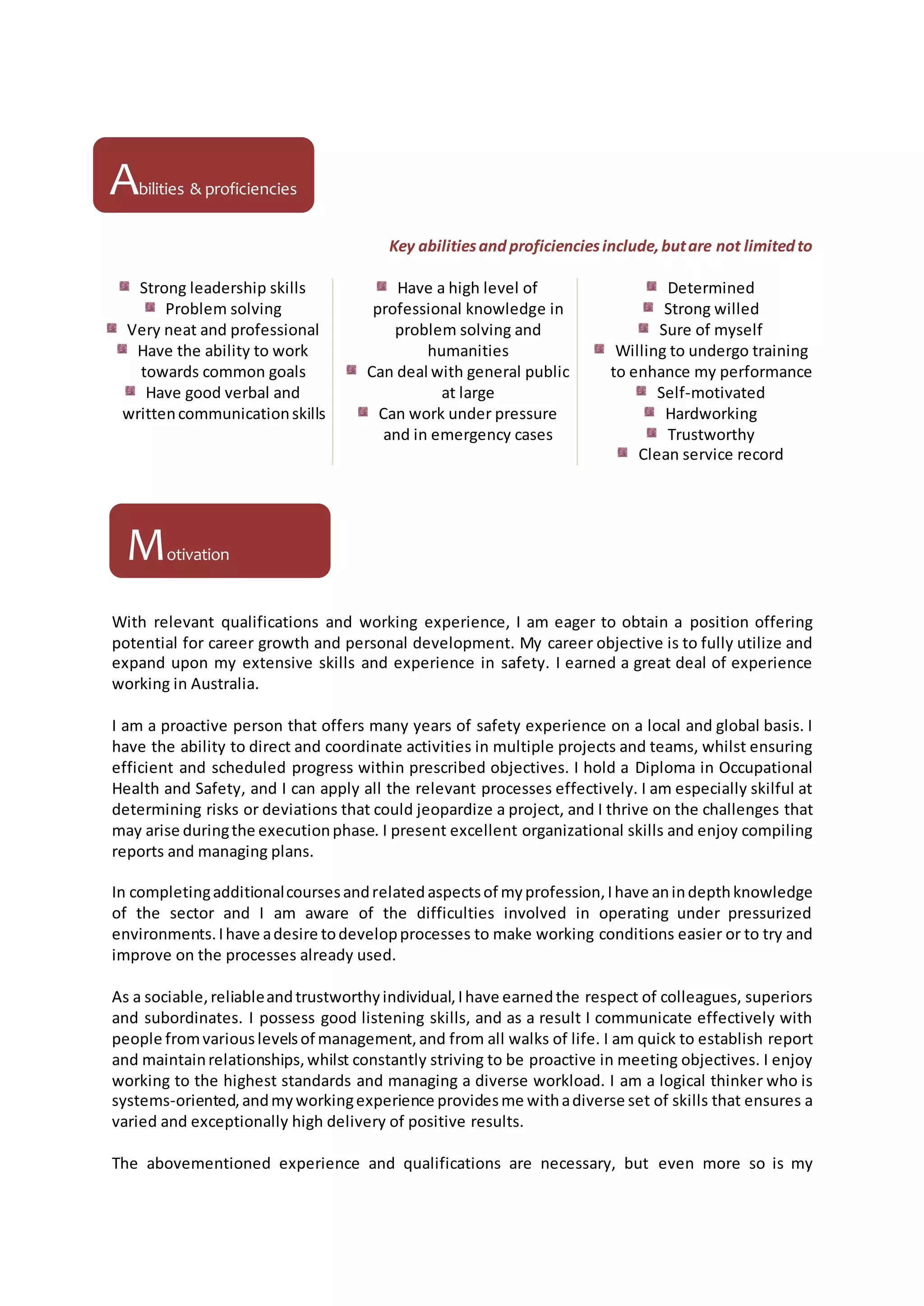 Struwig William CV | DOCX
