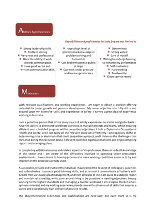 Struwig William CV | DOCX