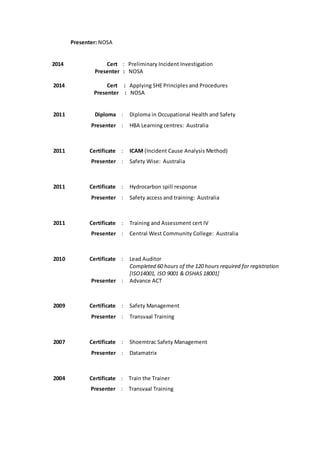 Struwig William CV | DOCX