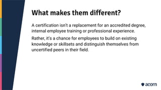 Professional Certification: Why it's important and how to do it | PDF