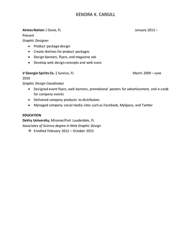 Resume2016_CargillKendra | PDF