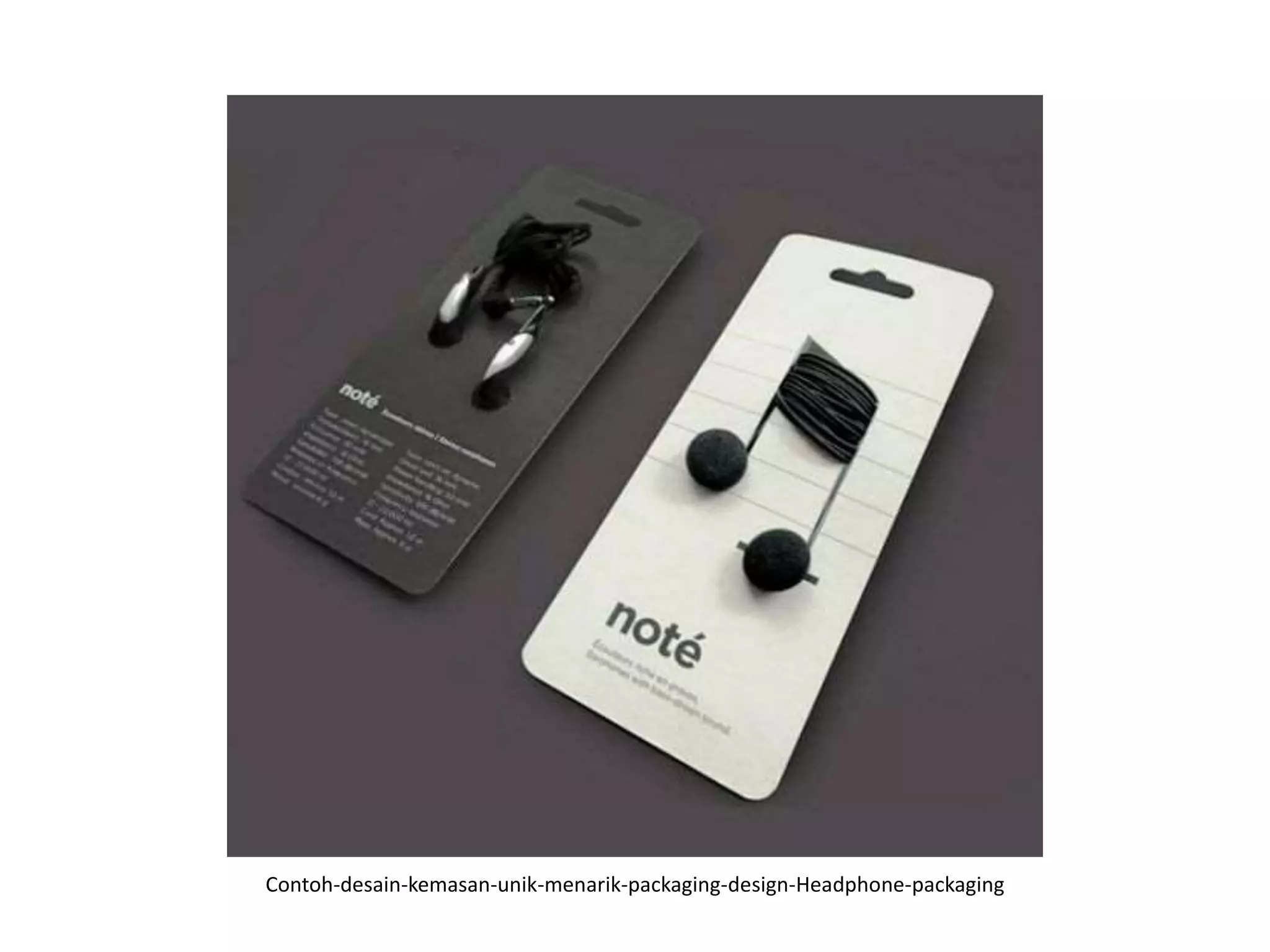 41 contoh desain kemasan unik menarik | PPTX