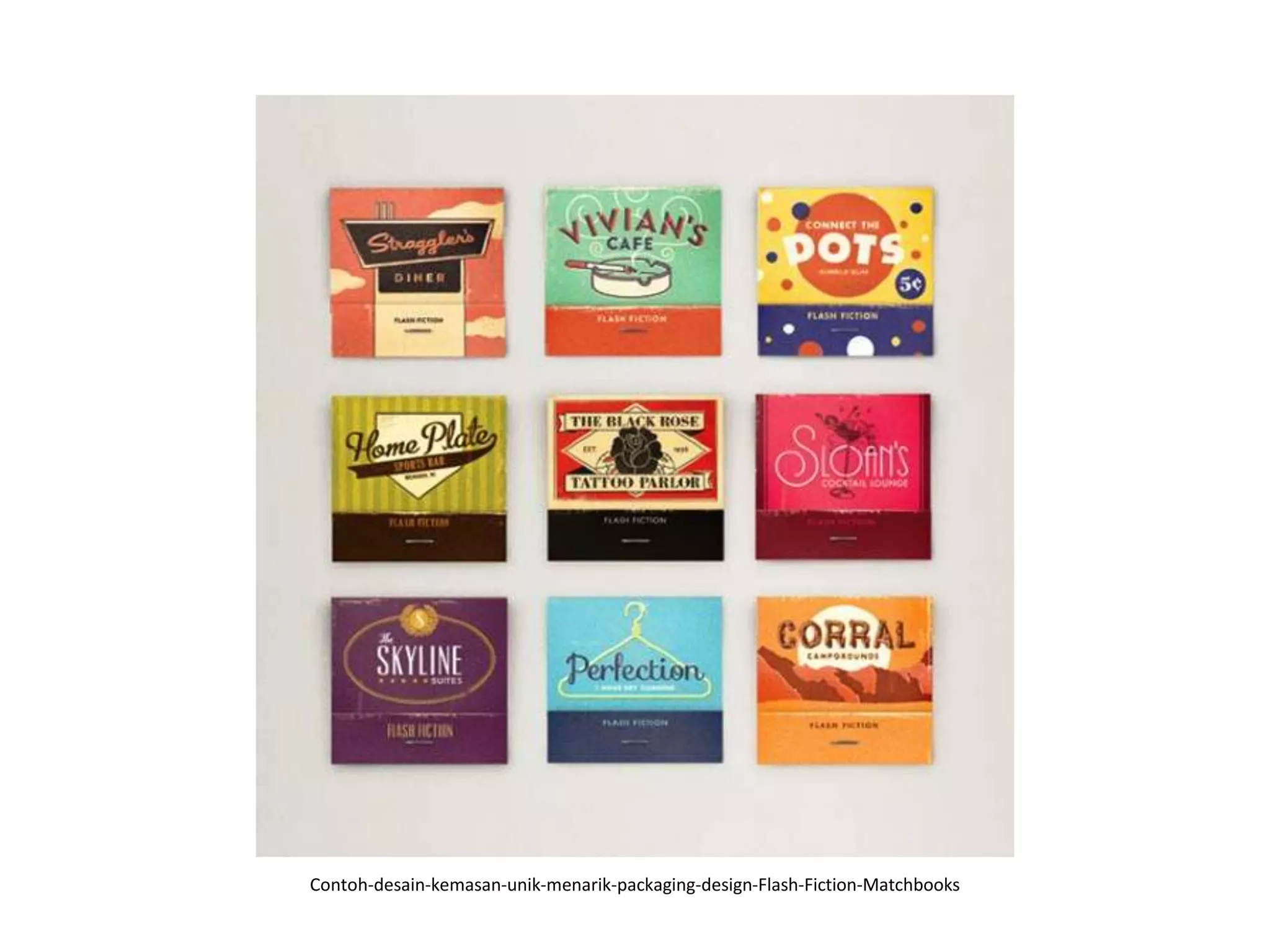 41 contoh desain kemasan unik menarik | PPTX