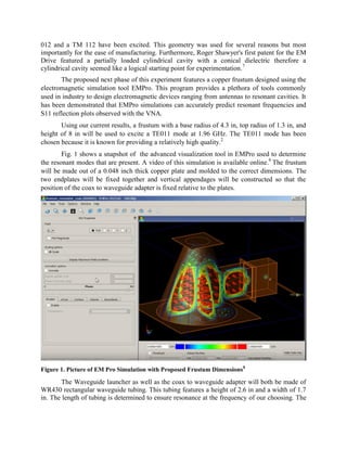 Investigation of Anomalous Thrust and Proposal for Future Experimentation | PDF