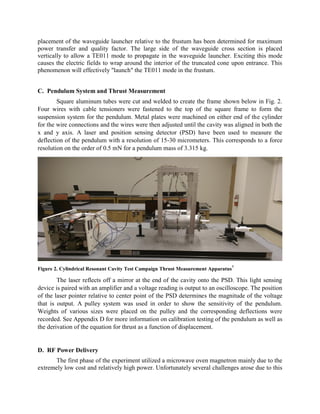 Investigation of Anomalous Thrust and Proposal for Future ...