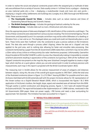 Windfarm Report | PDF