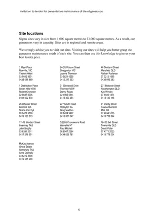 Generators final tender | PDF | Free Download
