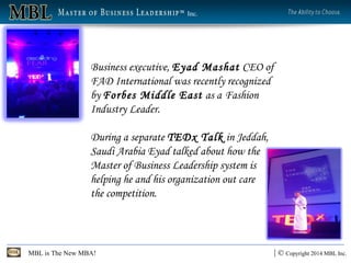 Eyad Mashat, Fashion Industry Leader | PPT