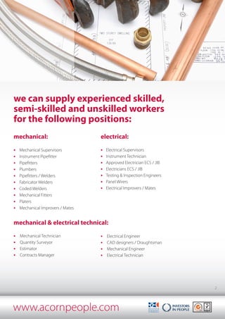 Mechanical & electrical Brochure 2016 | PDF