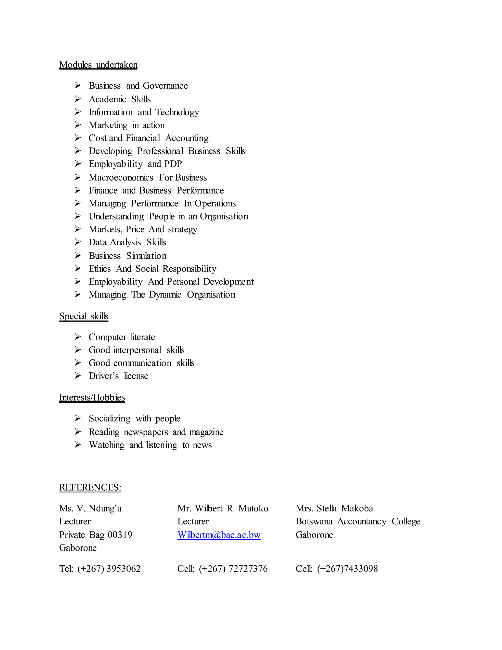 Sandile Davids_CV -2 | PDF