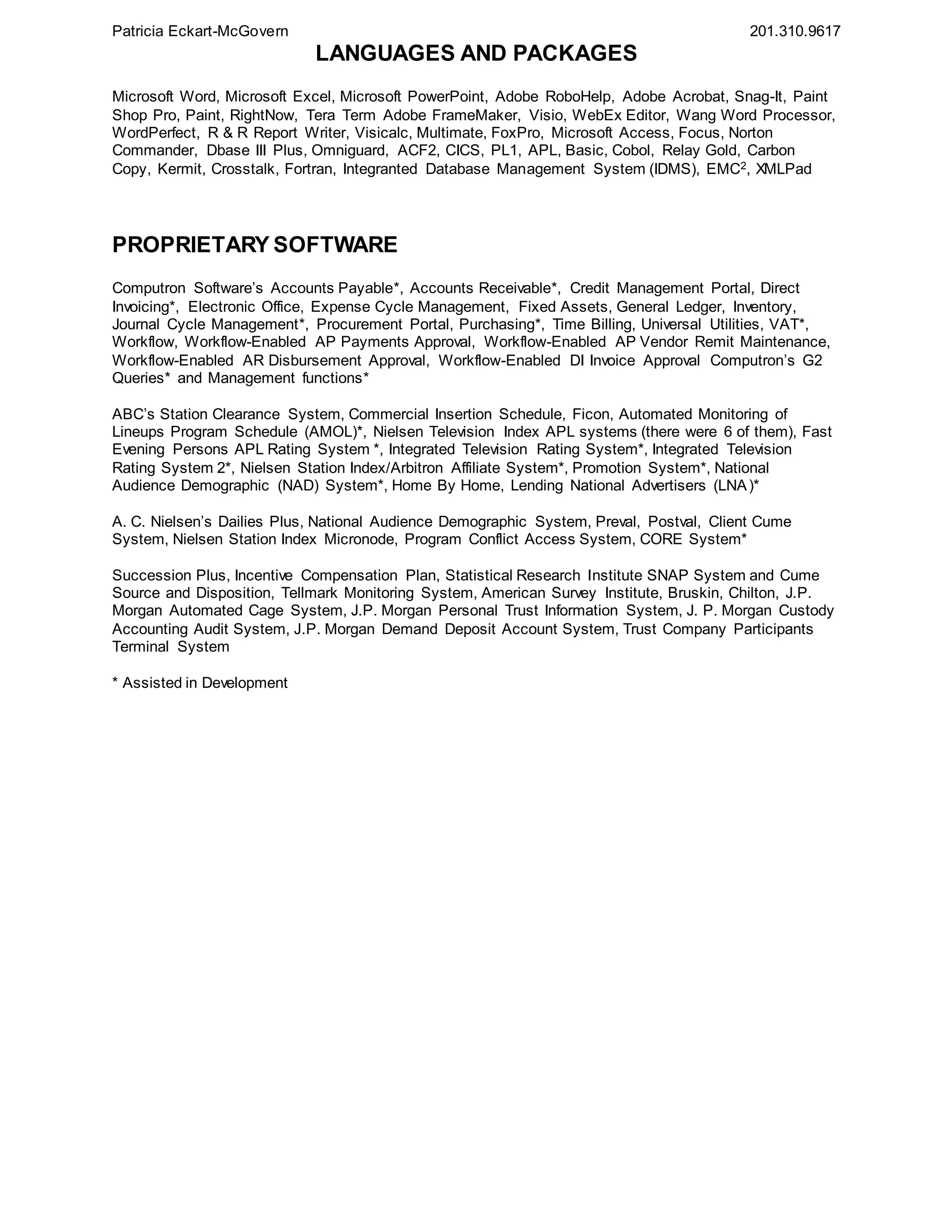 Resume Pat Eckart-McGovern | DOCX