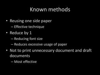 Effective usage of A4 paper while printing | PPT