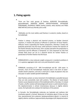 Notes for Fixation of tissues and organs for educational and scientific ...