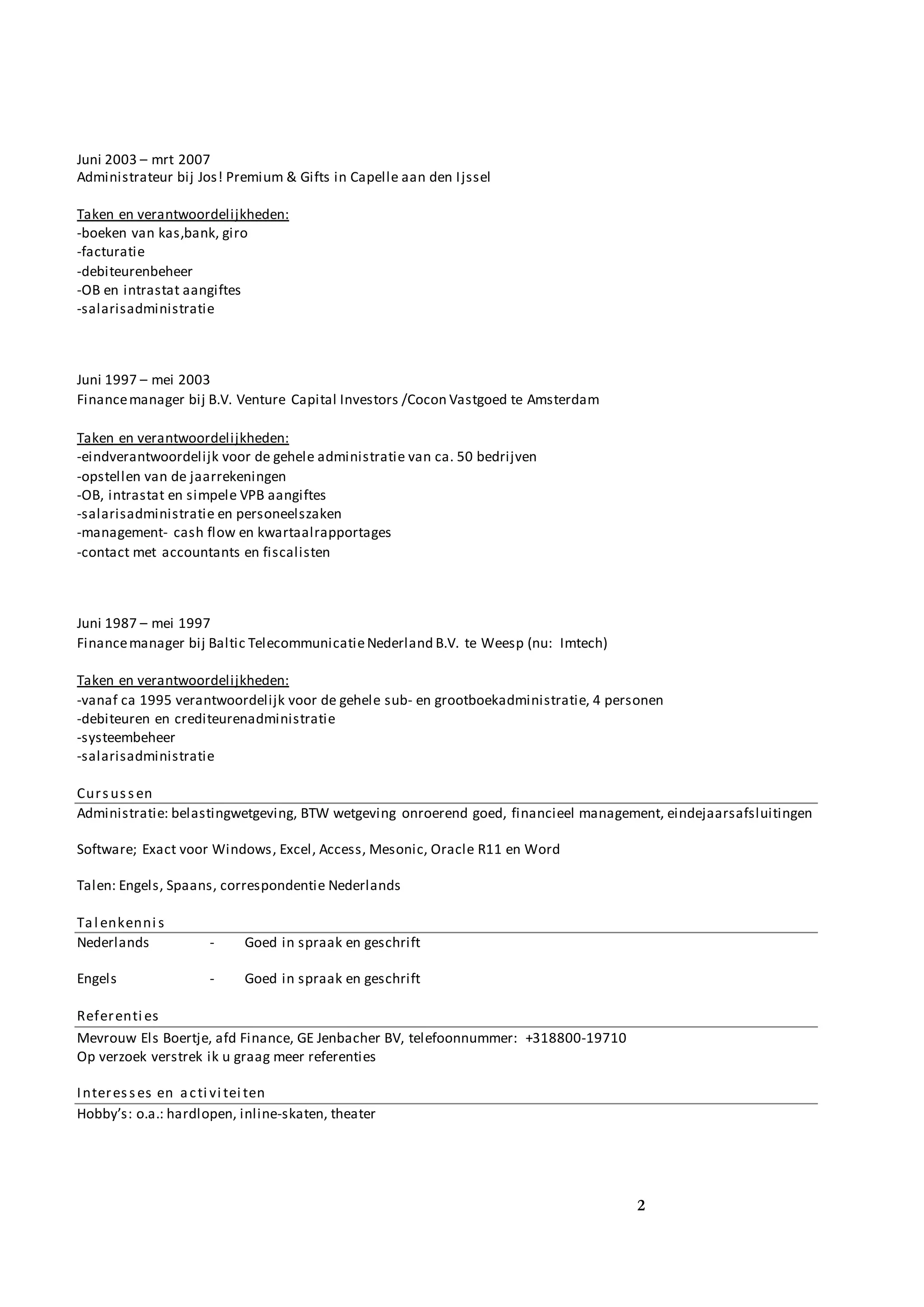 cv_mariannestam2015 | PDF