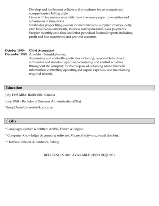 Antoine Daher CV | DOC