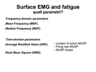 Fatigue and EMG | PDF