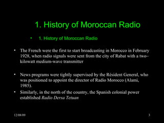 4 1 Ibahrine Moroccan Radio | PPT