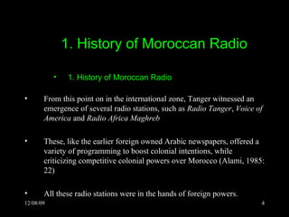 4 1 Ibahrine Moroccan Radio | PPT