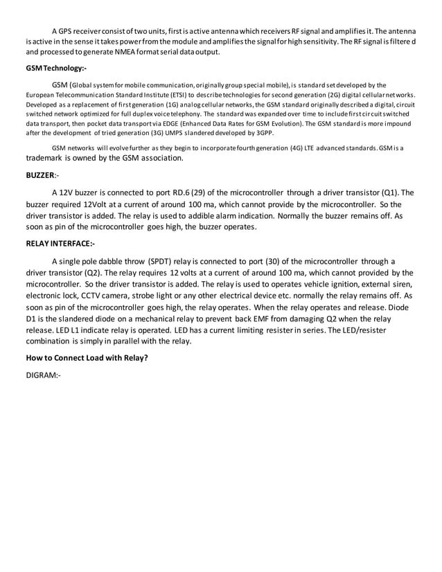 AUTOMATIC VEHICLE ACCIDENT INFORMATION BY SMS SYSTEM 0 | PDF