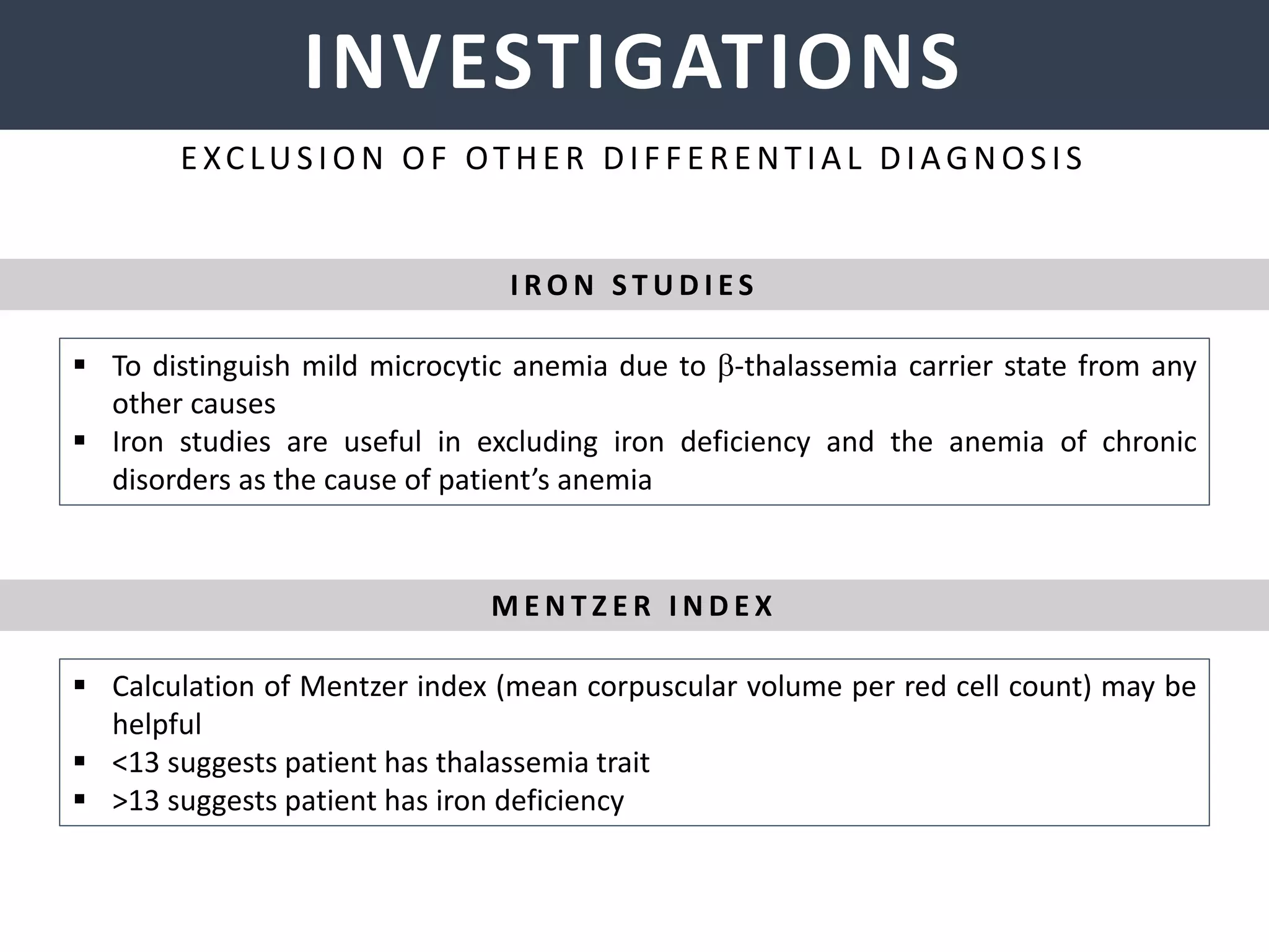 Management of Thalassemia | PPTX