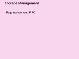 41 page replacement fifo | PPT
