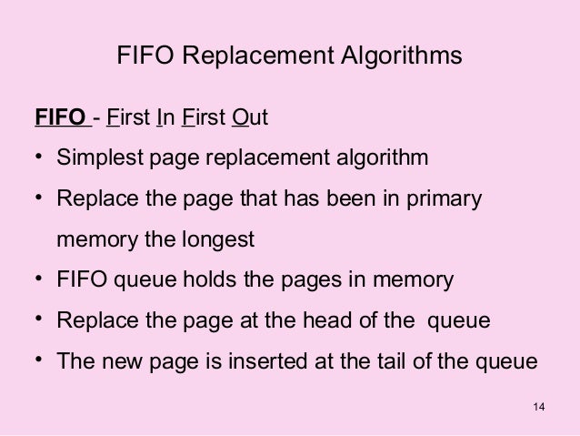 41 Page Replacement Fifo