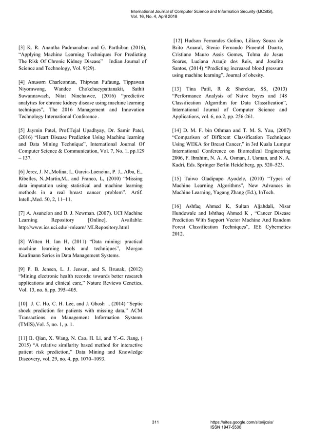Chronic Kidney Disease Prediction Using Machine Learning | PDF